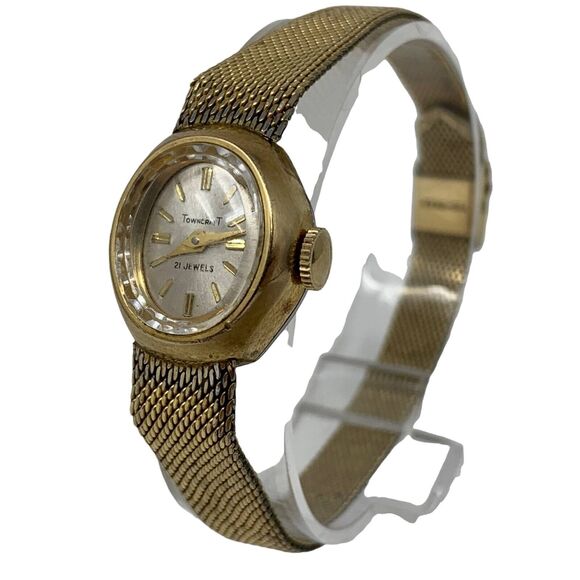 Towncraft | Accessories | Vintage Towncraft Womens K Gold Filled Watch ...
